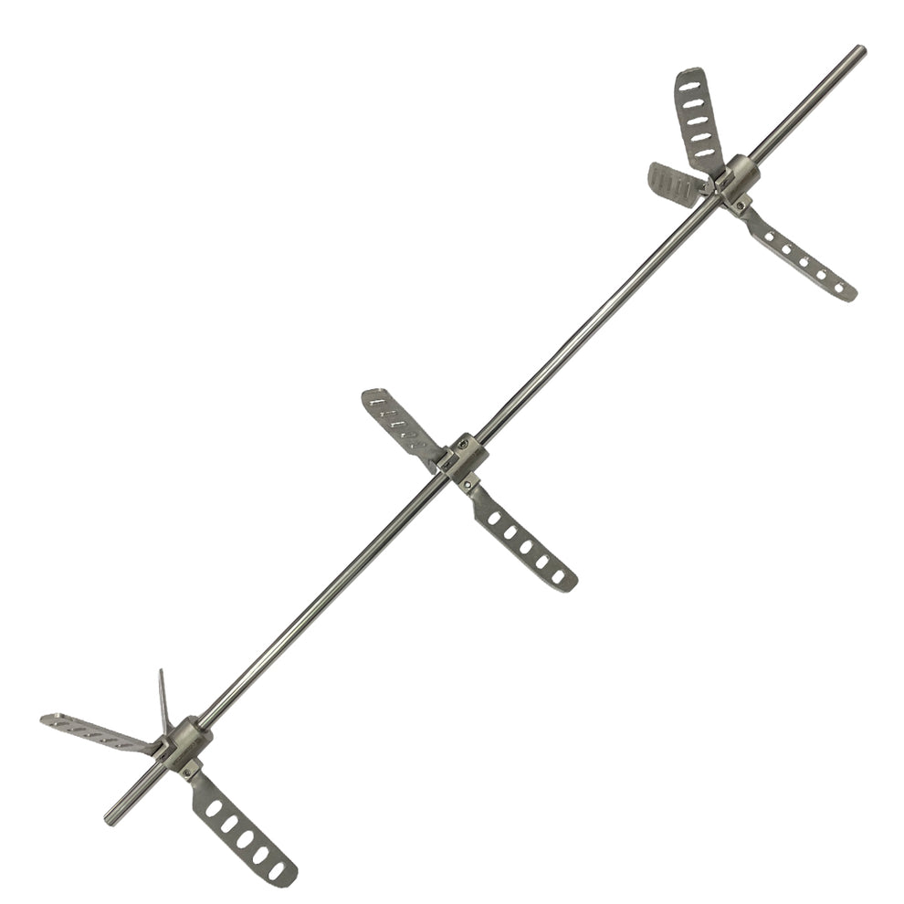 COSMOSTAR Stainless Steel Mixing Expandable Blade 55 Gallon Paint Mixe